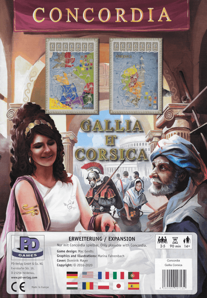Concordia Board Game Gallia Et Corsica - The Ludoquist